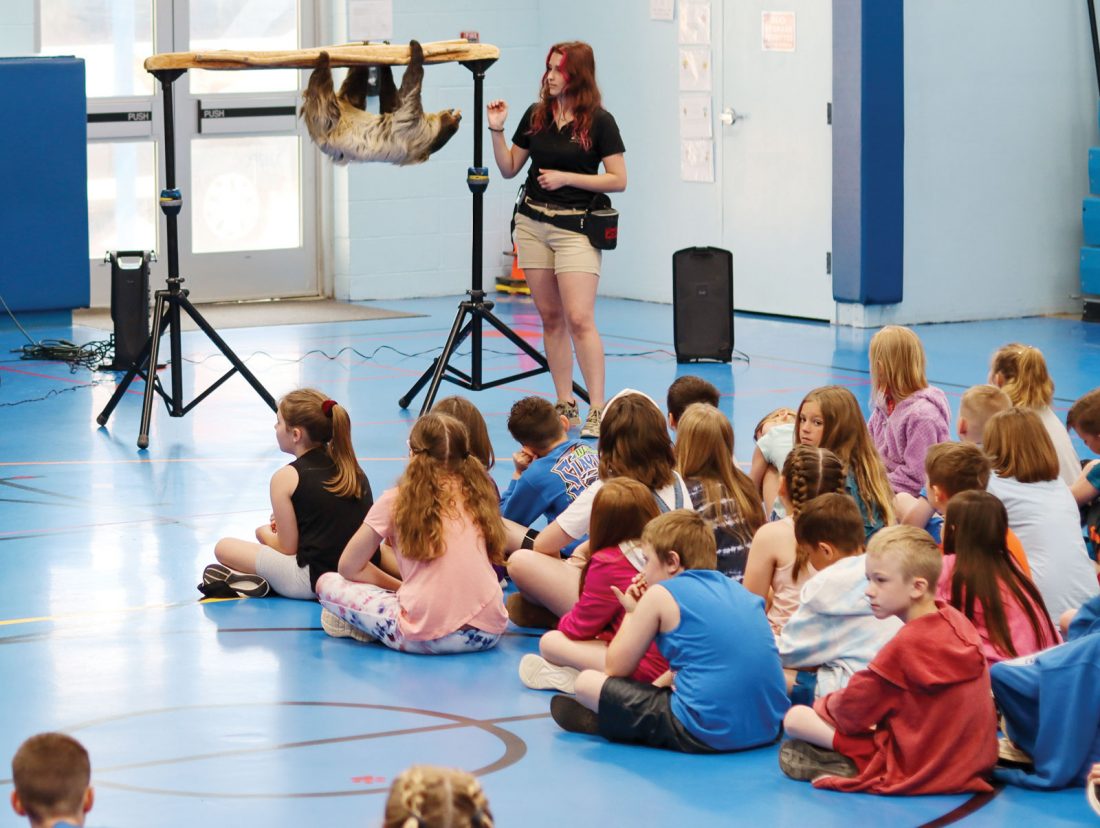 Animal Magnetism: The Columbus Zoo comes to Lubeck Elementary School ...